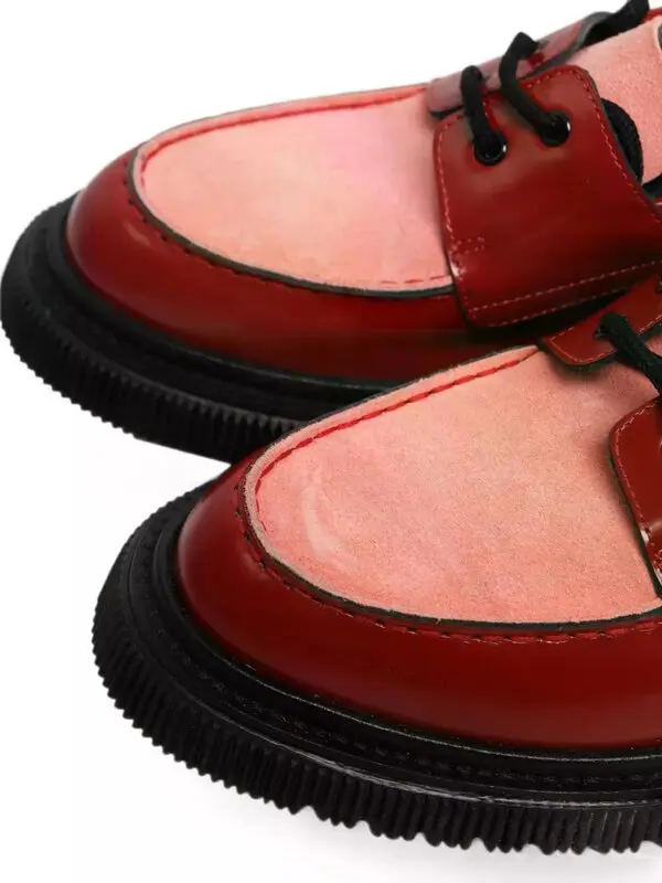 ADIEU PARIS Colour-block Boat Shoes