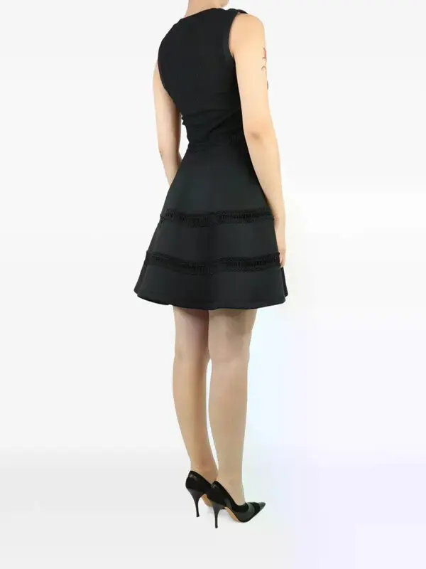 Carven Ribbed Sleeveless Mini Dress