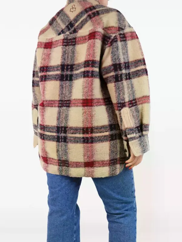MARANT ETOILE Check-pattern Button-up Shirt Jacket