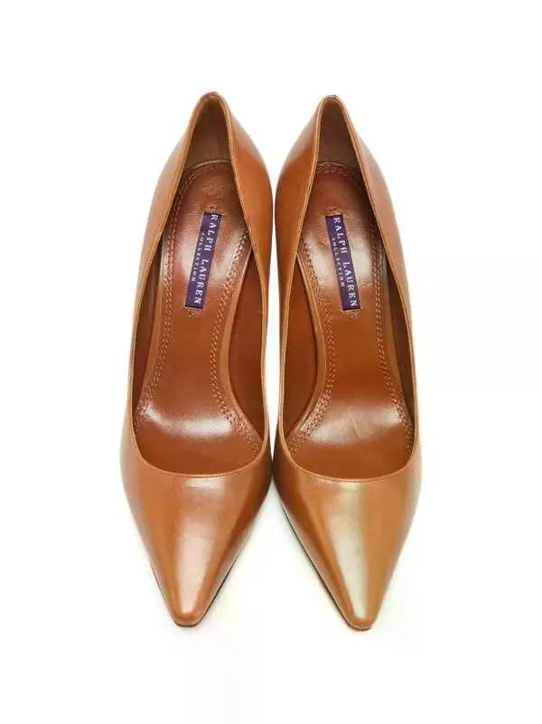 Ralph Lauren Leather Pointed Toe Pumps