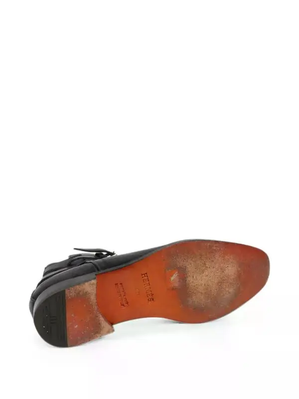 Hermès Buckled Ankle Boots