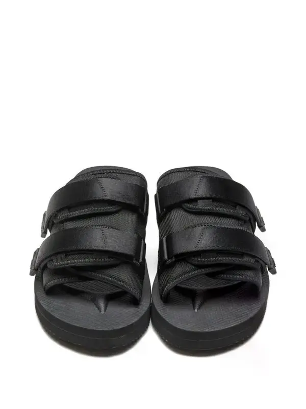 Suicoke Moto Strap Detail Sandals - Black