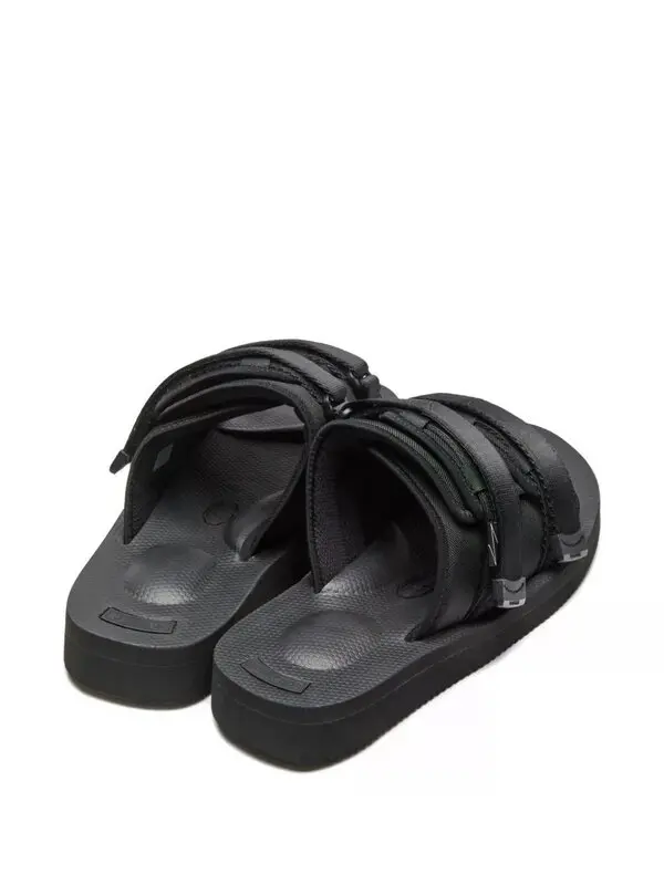 Suicoke Moto Strap Detail Sandals - Black