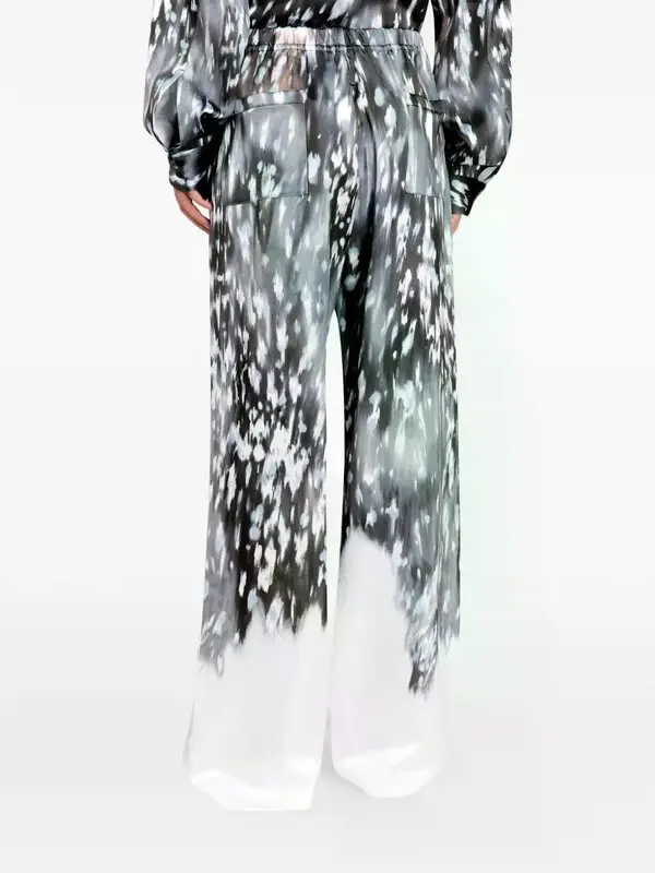 IRO PARIS Abstract Print Drawstring Waist Trousers