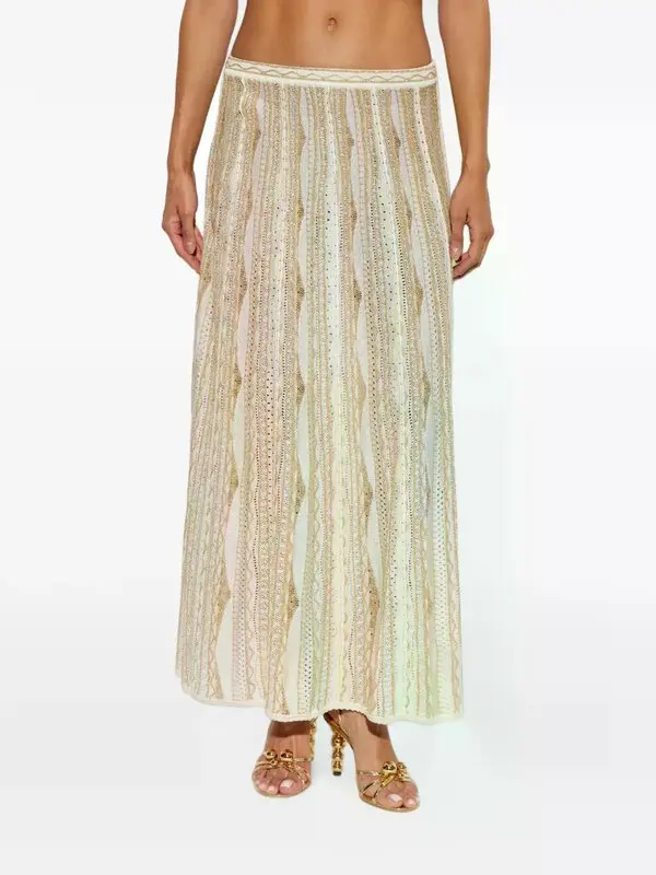 Ulla Johnson Pointelle Knit Maxi Skirt