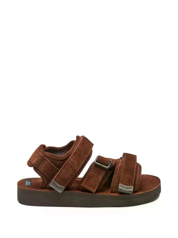 Suicoke Kisee Touch-strap Sandals - Brown