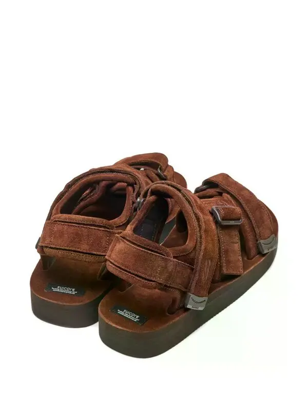 Suicoke Kisee Touch-strap Sandals - Brown