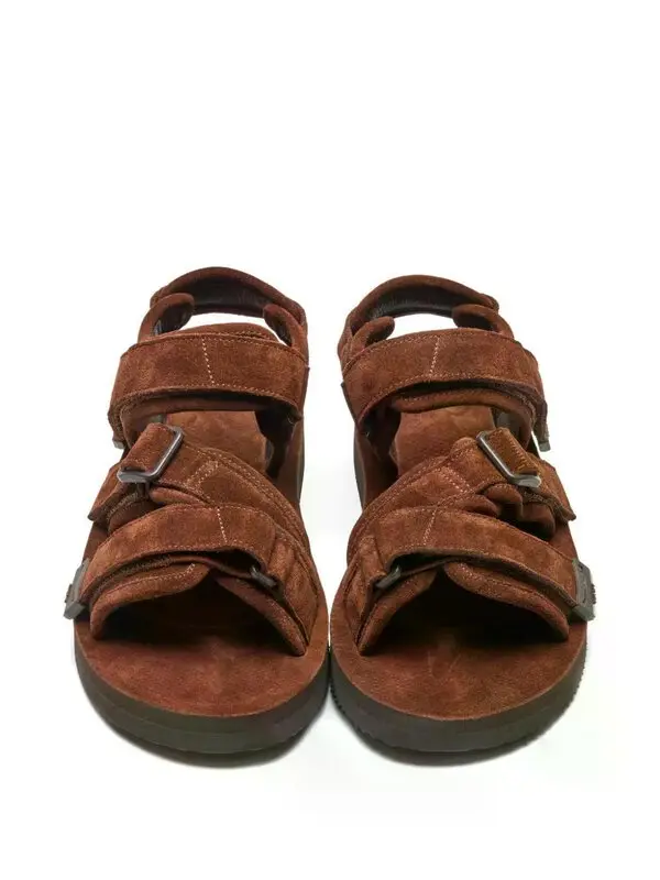 Suicoke Kisee Touch-strap Sandals - Brown