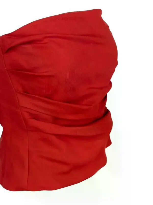 Marella Strapless Ruched Top
