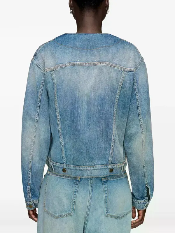 MAISON MARGIELA Foldable Collar Denim Jacket