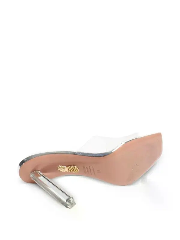 AQUAZZURA Tone Mirror Plexi Sandals
