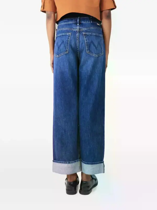MOTHER Relaxed Fit Turn-up Hem Jeans