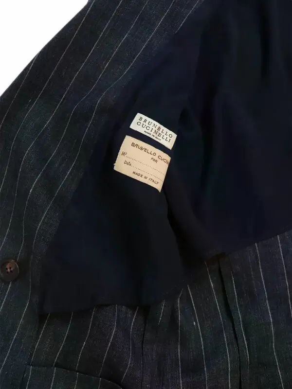 Brunello Cucinelli Pinstripe Double-breasted Blazer