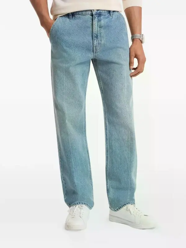 Michael Kors Finn Straight-leg Jeans - Blue