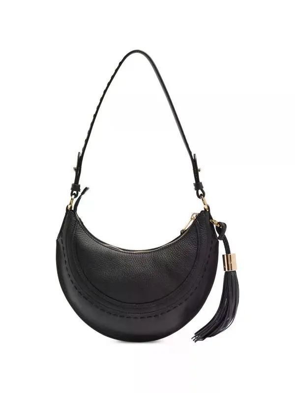 LANCEL Hoboheme Small Shoulder Bag With Tassel Detail - Black