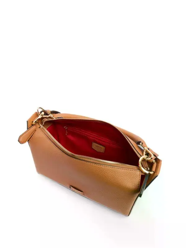 LANCEL Medium Louison Grained Leather Shoulder Bag - Brown