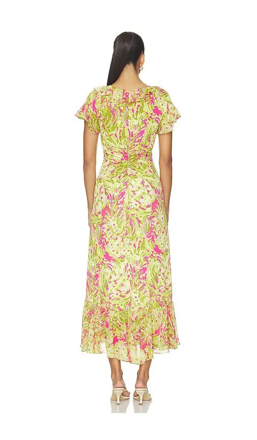 Cinq À Sept Daisy Swirl Ivey Dress