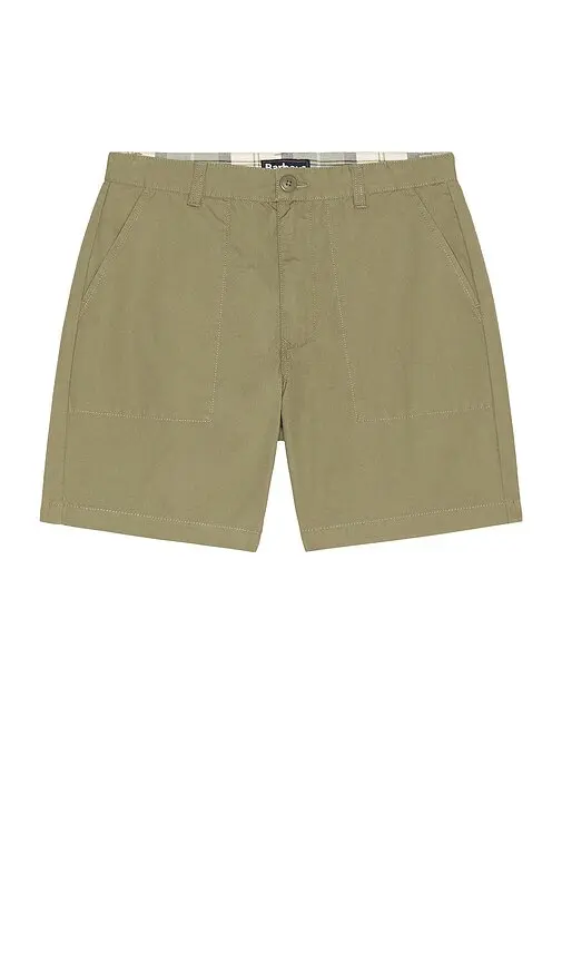Barbour Sherburn Cotton Short - Green