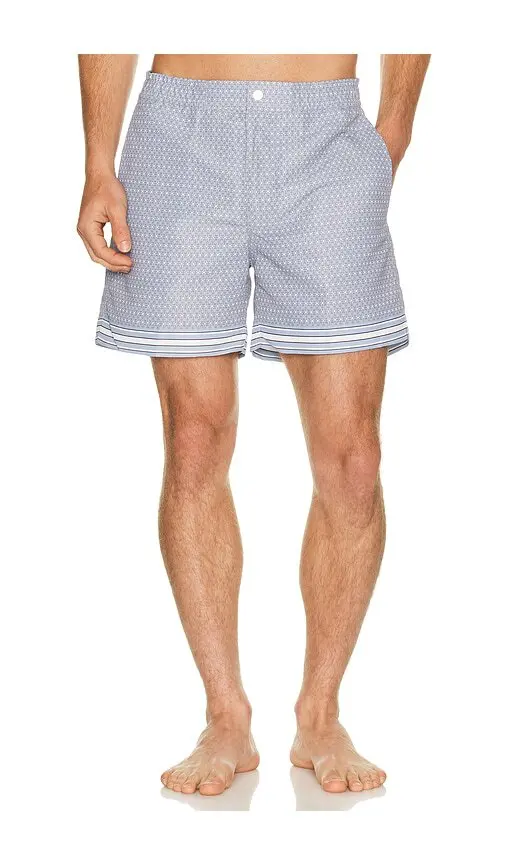 CHE Lucena Printed Swim Shorts In . Also - Blue