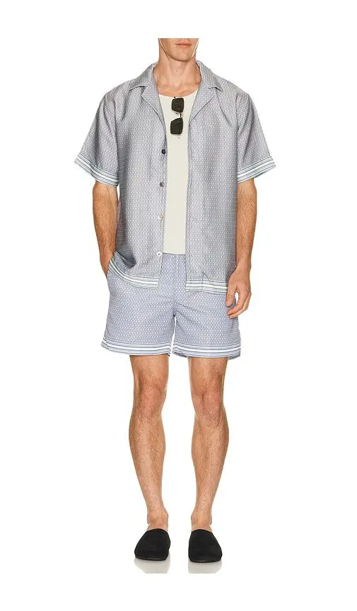 CHE Lucena Printed Swim Shorts - Blue
