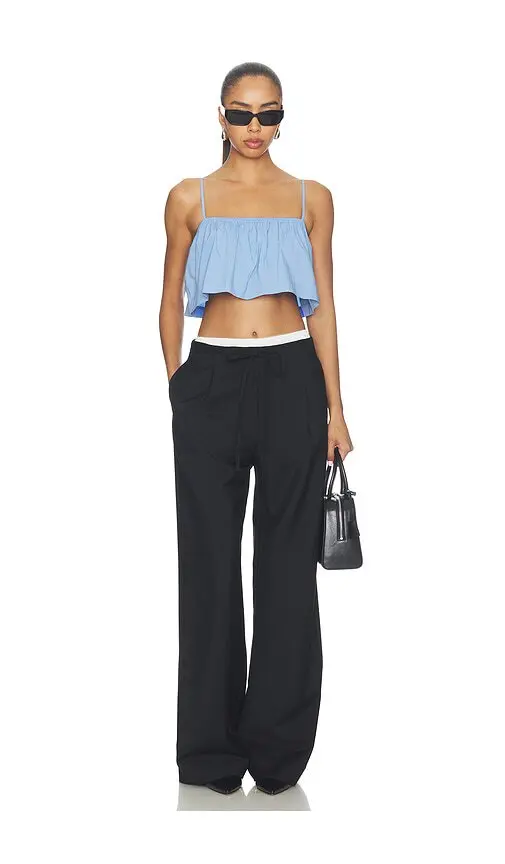 IRO PARIS Naomy Poplin Crop Top