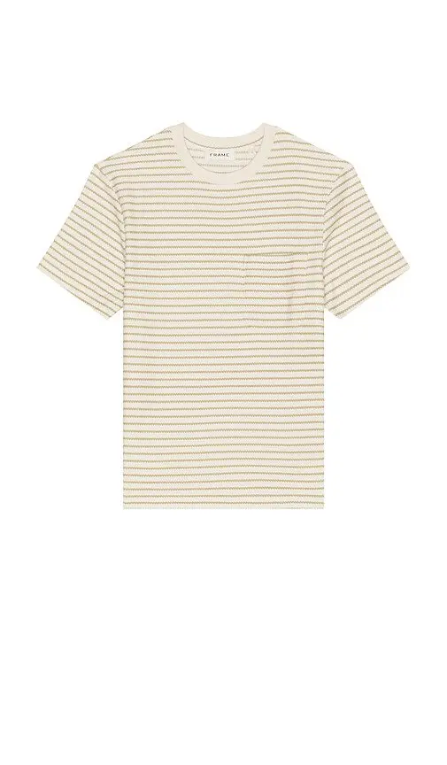 FRAME Ribbed Striped Tee In . Also - Multi