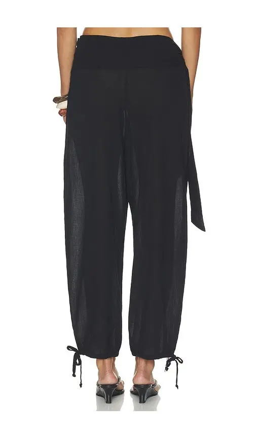 LOVERS AND FRIENDS Billie Gauze Pant - Black
