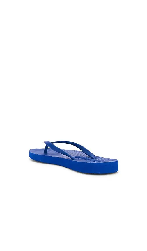 VELOUR Tapered Flip Flop - Blue