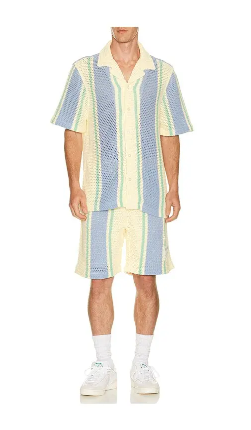 True Religion Knit Stripe Shorts