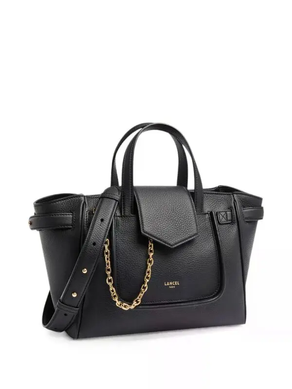 LANCEL Thea Grained Leather Tote Bag - Black