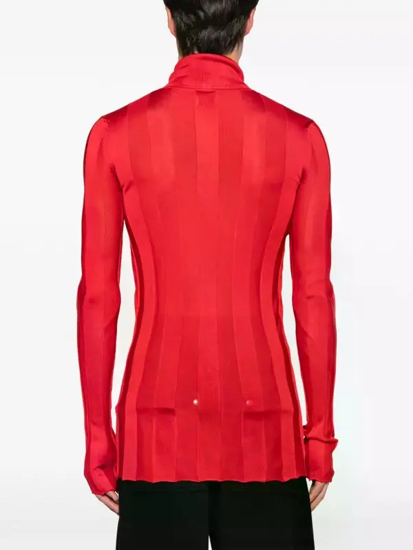 ROT The Queen Ribbed-knit Shirt By
