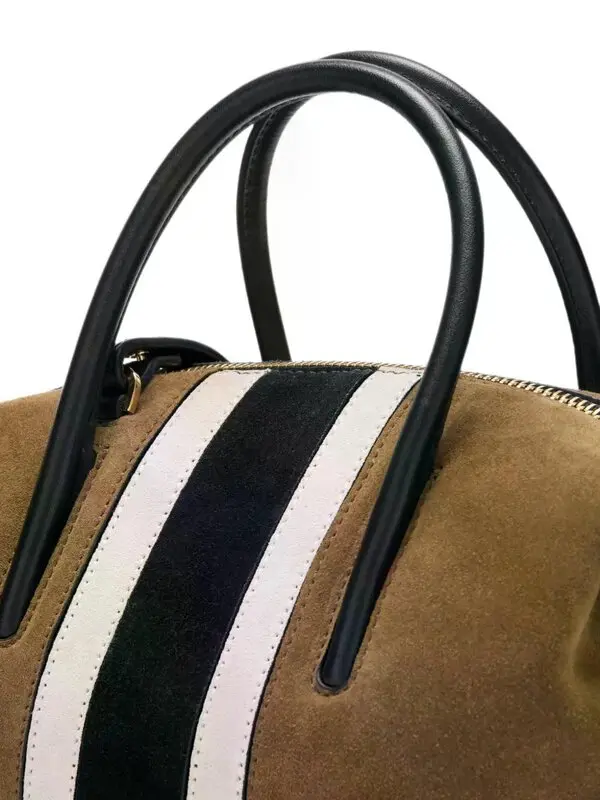 DEMELLIER Small Stockholm Intarsia-suede Tote Bag