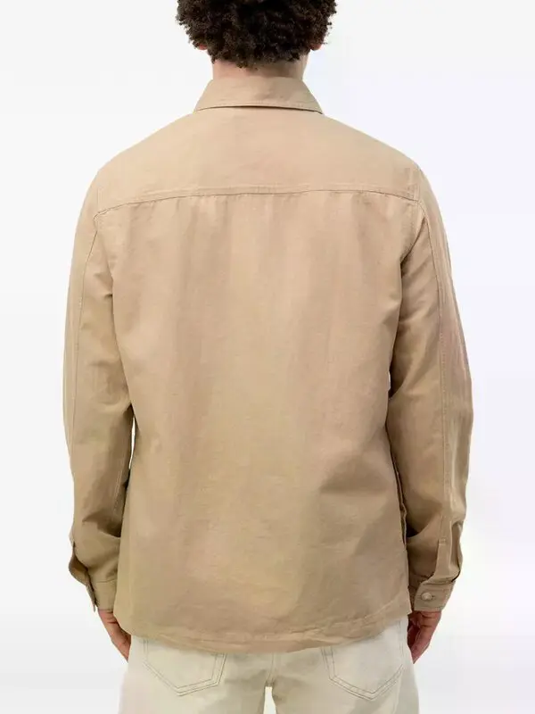 Hugo Button-up Chest-pocket Shirt Jacket