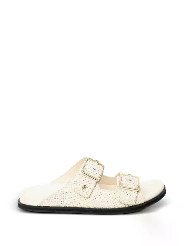 BOSS Woven Buckle-fastening Sandals