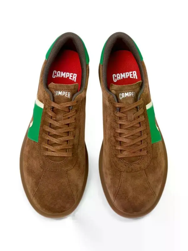 Camper Pelotas Soller Nubuck Leather Sneakers - Brown
