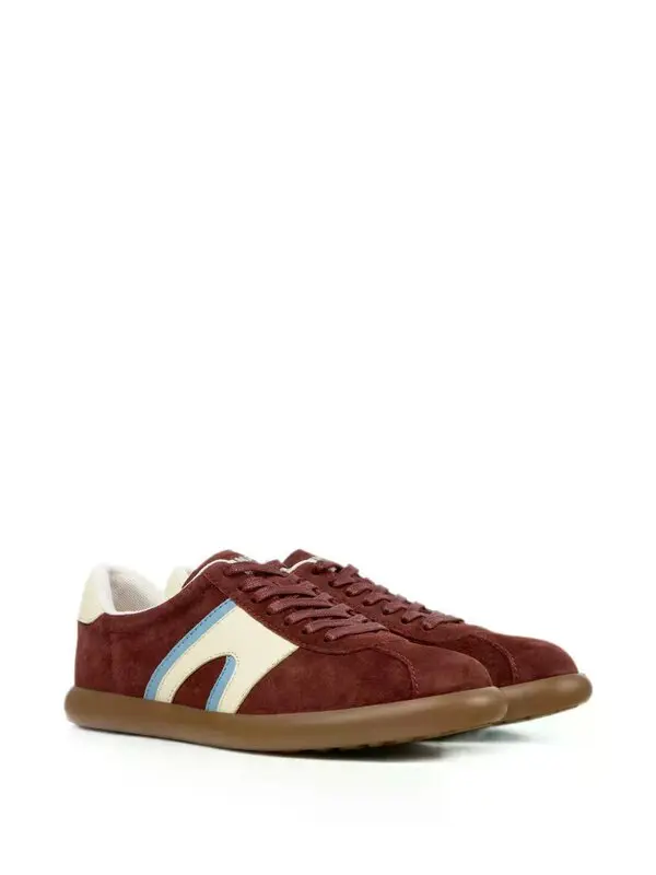 Camper Pelotas Soller Nubuck Leather Sneakers - Red