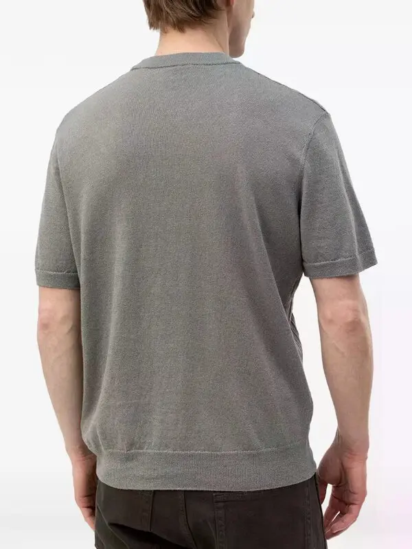 BOSS Ribbed Knit Short-sleeve Sweater