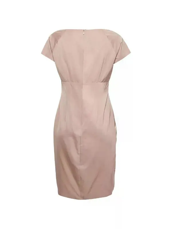 Hugo Boss Midi Off-shoulder Pleated Dress