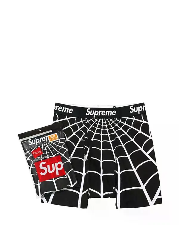 Supreme Spider-man-print Boxer Briefs - Black