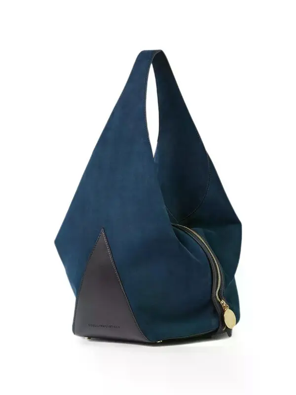 Stella McCartney Triangular-panel Shoulder Bag - Blue