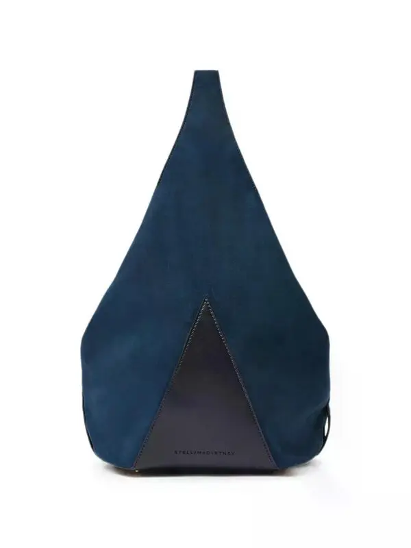 Stella McCartney Triangular-panel Shoulder Bag - Blue