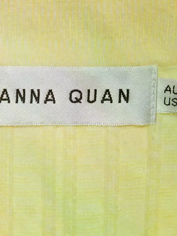 Anna Quan Rib-knit Midi Dress - Yellow