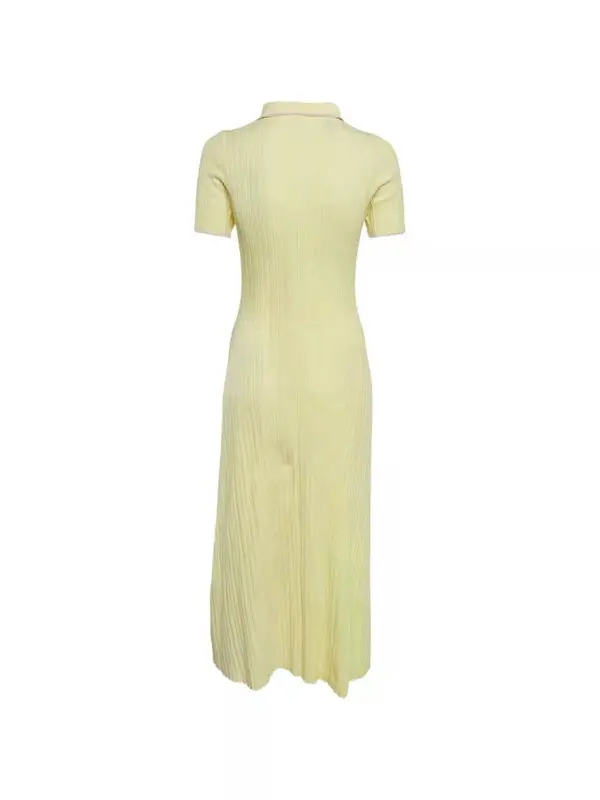 Anna Quan Rib-knit Midi Dress - Yellow