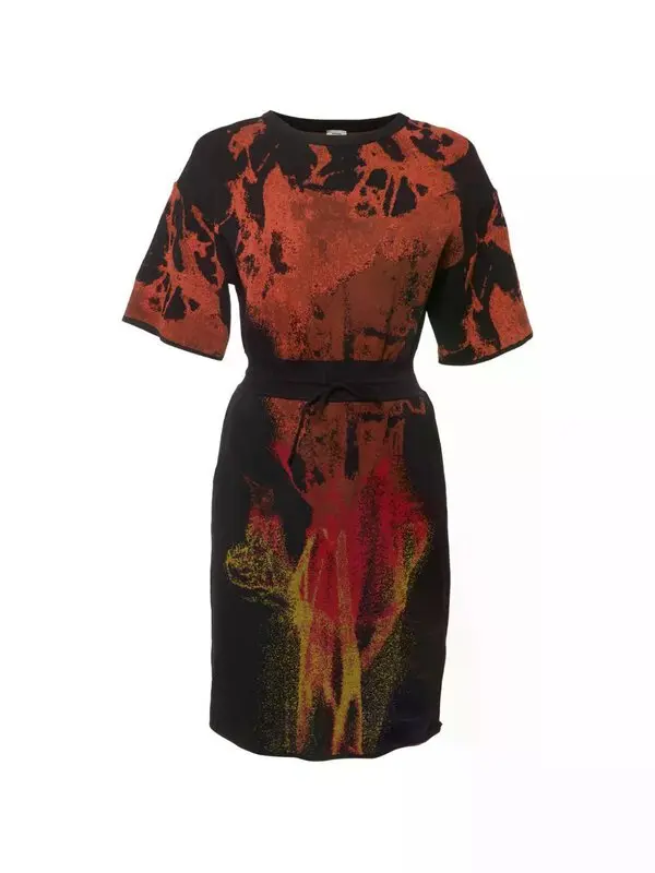 Missoni Jacquard Knit Mini Dress - Black
