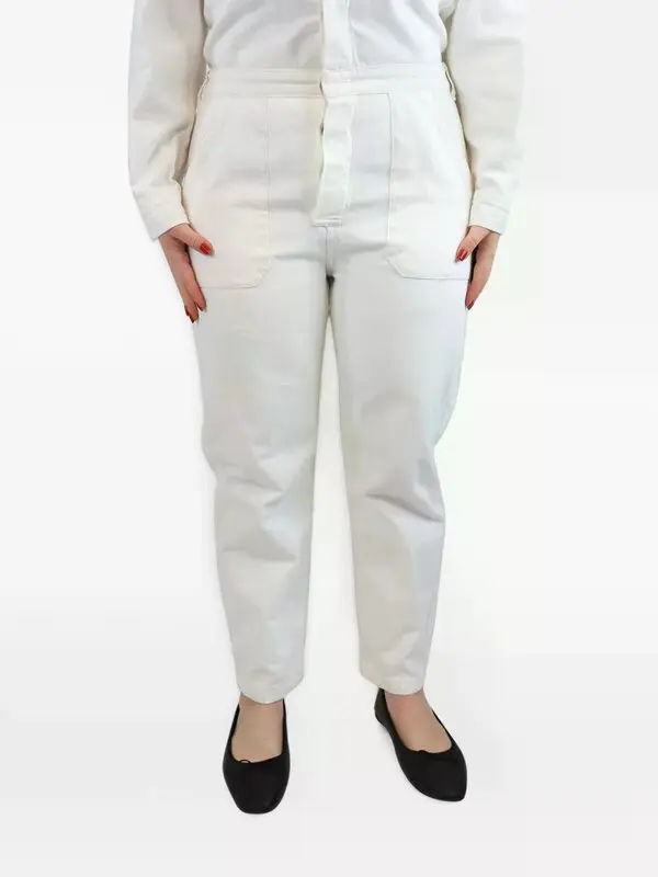 Citizens Of Humanity Cotton Button-front Jumpsuit - White
