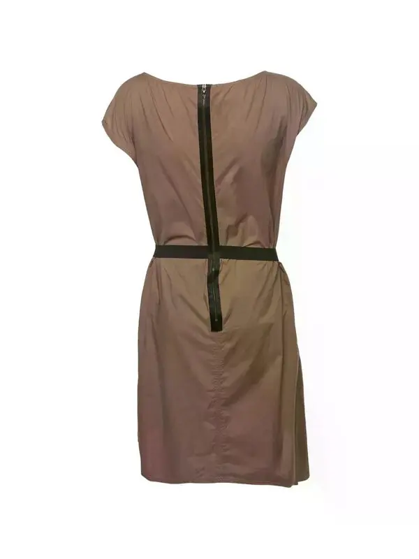 LANVIN Draped Knotted Mini Dress