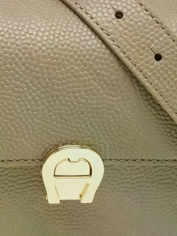 AIGNER Small Genoveva Tote Bag With Pearl Top Handle