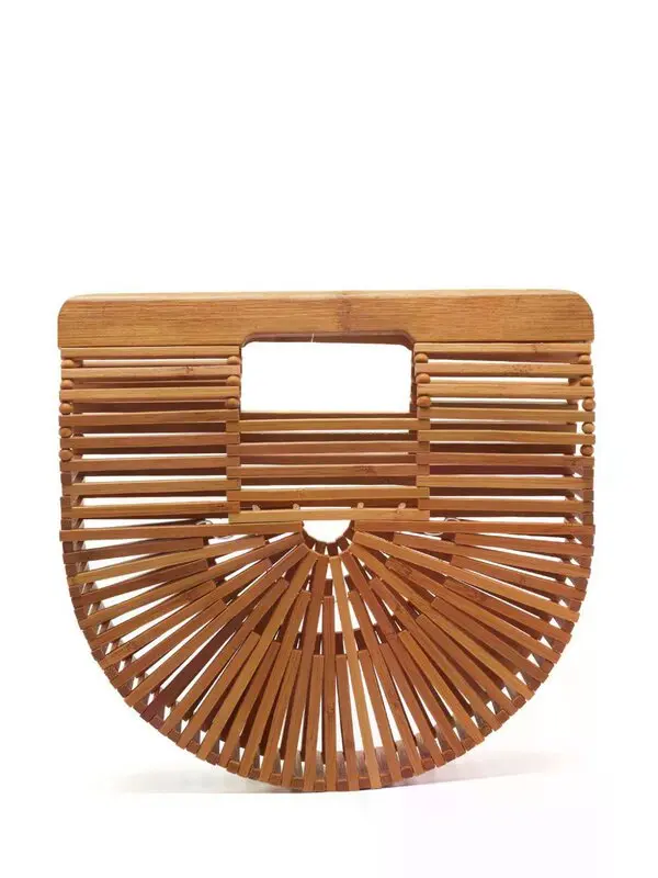 Cult Gaia Mini Ark Curved-silhouette Clutch Bag - Neutrals