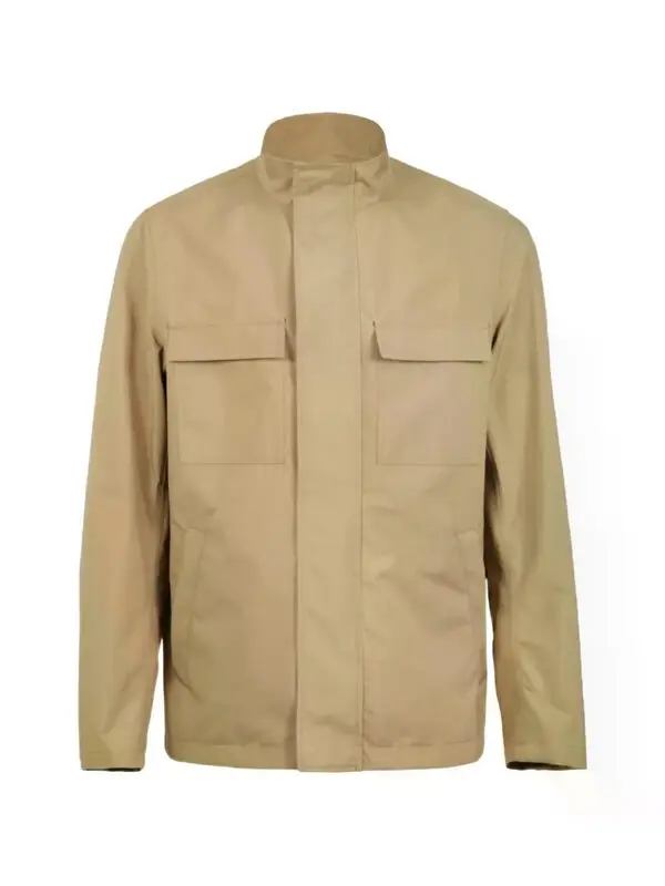 Herno High-neck Jacket With Flap Pockets