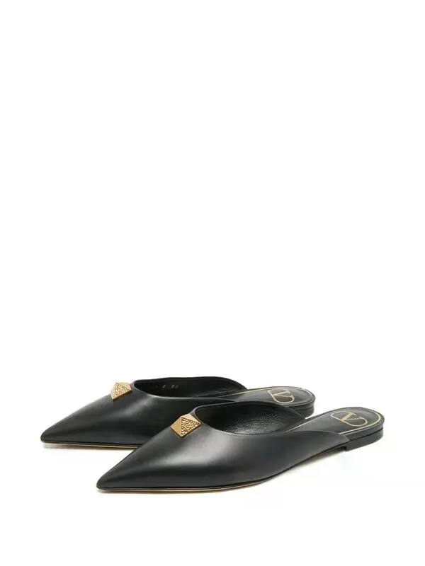 Valentino Garavani One Stud Leather Mules
